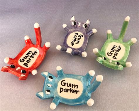 Gum Parker Cat Nicknack Vintage Inspired Gum Holder Or Ring Holder Cat