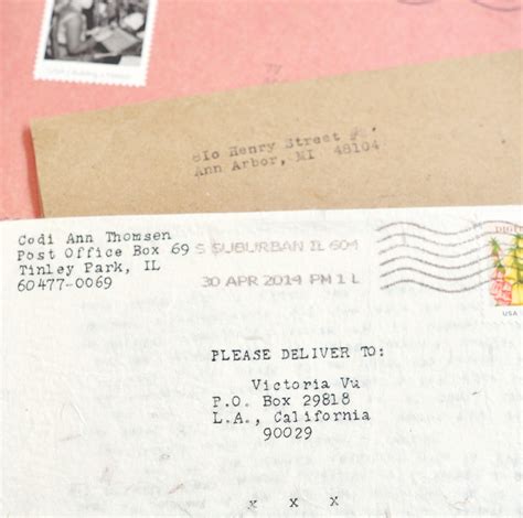 Pen Pal Post No 2 Addressing The Envelope — Paper And Type