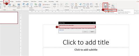 Powerpoint How To Embed A Youtube Video Support And Information Zone