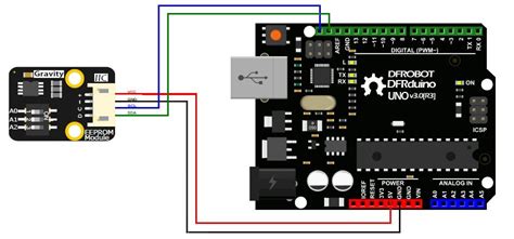 DFRobot Gravity modul s pamětí EEPROM I C Botland obchod s robotikou