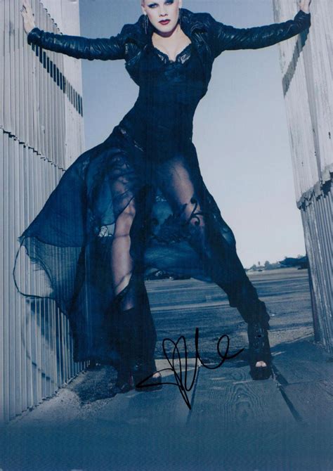 Sold At Auction Pink Signed 10x8 Inch Colour Photo Good Condition