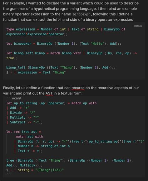 Ocaml Pattern Matching For Compilers Tristan Brice Velloza Kildaire