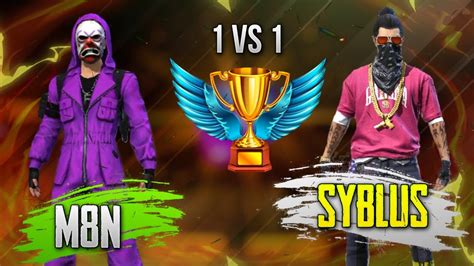 M8n Vs Syblus 1 Vs 1 😱 Clash Squad Mobile Vs Pc Player Who Will Win