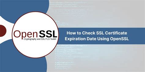 How To Check Ssl Certificate Expiration Date Using Openssl