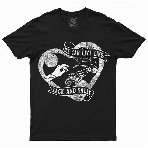 Live Like Jack And Sally Tee The Lost Bros