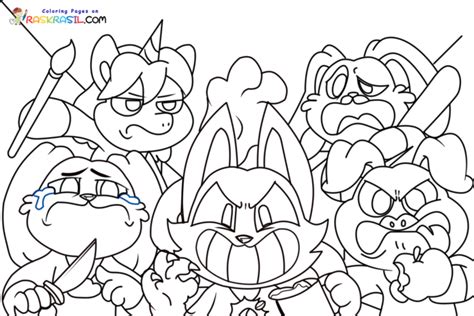 Ausmalbilder Smiling Critters Malvorlagen Zum Ausdrucken