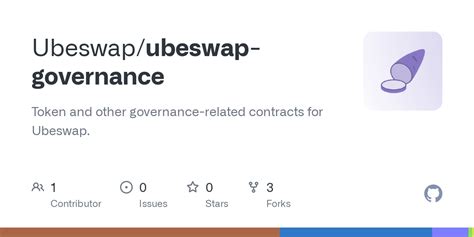 Github Ubeswapubeswap Governance Token And Other Governance Related