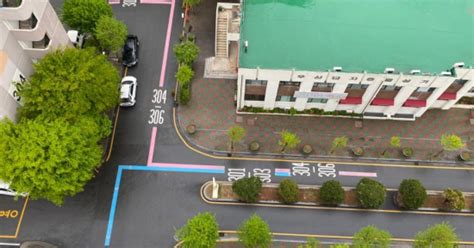 소방차 신속진입·입주민 신속탈출lh임대주택에 노면 컬러안내선