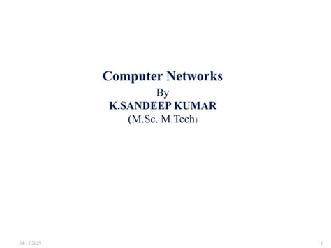 Computer Network Computer Networkcomputer Networkpptx