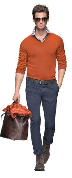 43 Mens Orange Fashion Style Ideas Style Mens Outfits Fashion