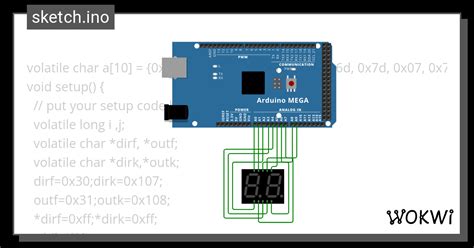 Segment Copy Wokwi ESP STM Arduino Simulator