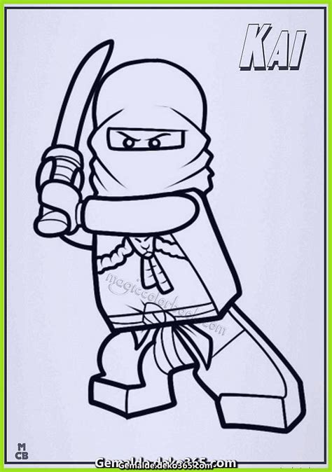 Malvorlagen Ninjago Kai Lego Charismatische — Bilder