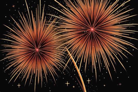 Premium Photo Bright Shiny Sparkling Flash Firework Salute Isolated