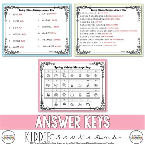Crack The Code Spring Hidden Message Differentiated Decipher The Code