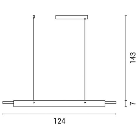 Led ΚΡΕΜΑΣΤΟ ΦΩΤΙΣΤΙΚΟ ΡΑΓΑ 20w ΜΑΥΡΟ 144 16020 Eurolamp