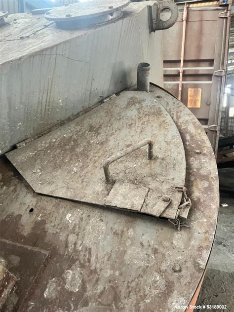 Used Eirich Rv 15 Intensive Mixer 750l 1200 Kg Capacity 75 Hp 304