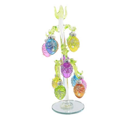 Easter Easter Egg Tree Wornaments Glass Handblown Egg Pearls Ea14937