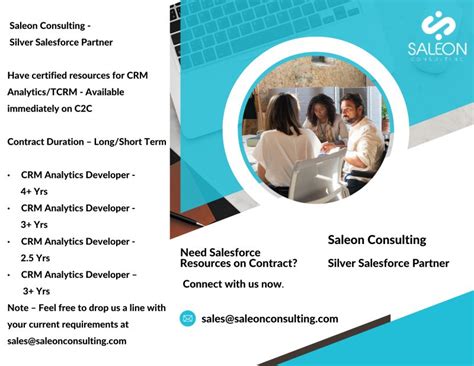 Saleon Consulting On Linkedin Tcrm Crmanalytics Einsteinanalytics