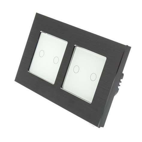 I Lumos X Pro Black Brushed Aluminium Frame And White Insert Led Smart W
