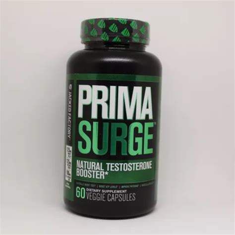 Prima Surge Testosterona Natural 610 Mg Y Ashwagandha 250 Mg 60 Capsul