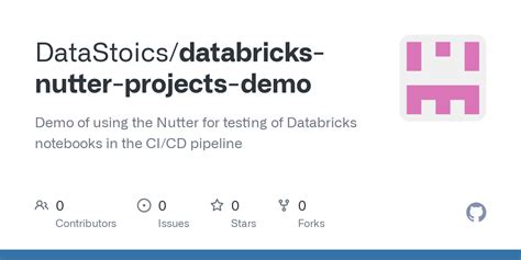 Github Datastoicsdatabricks Nutter Projects Demo Demo Of Using The Nutter For Testing Of