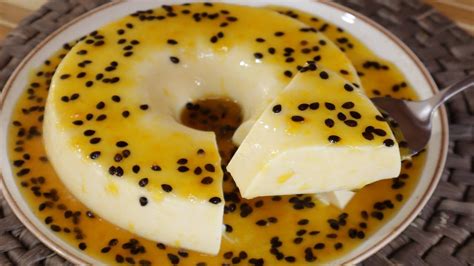 PUDIM DE MARACUJÁ MAIS FÁCIL QUE JÁ FIZ SOBREMESA DELICIOSA