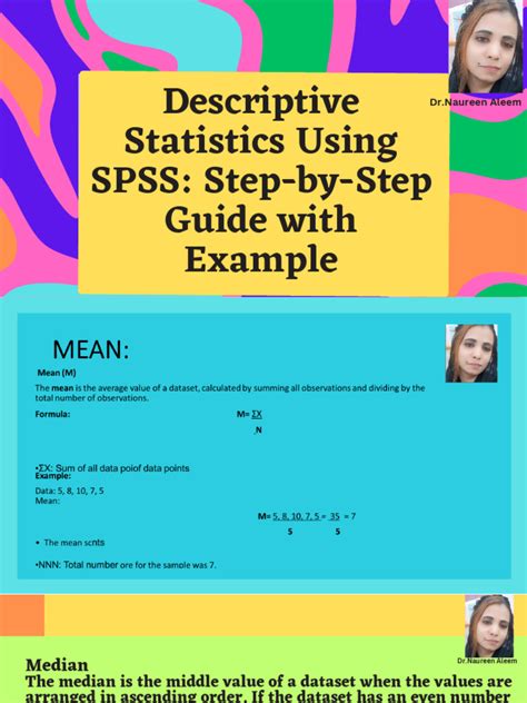 Descriptive Statistics Using Spss Step By Step Guide Pdf Mode Statistics Coefficient