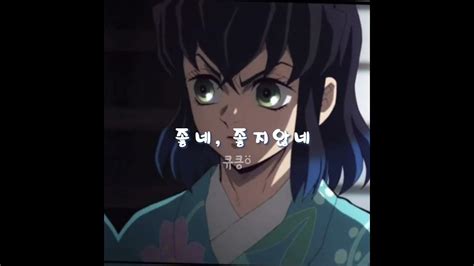 [귀멸의 칼날] 칸지키아오이 하시비라 이노스케•박자편집•좋네 좋지않네 좋네좋지않네 귀멸의칼날 귀칼 아오이 이노스케 귀칼 커플