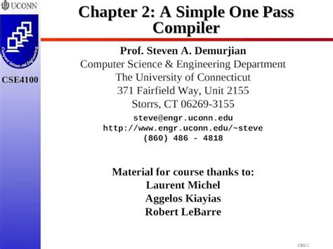 Ppt Chapter 2 A Simple One Pass Compiler Dokumentips