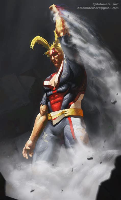 All Might Fan Art By Me Italomateusart R Fanart