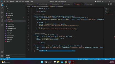8 Aplikasi Spp Php Mysqli Oop Edit Data Kelas Youtube