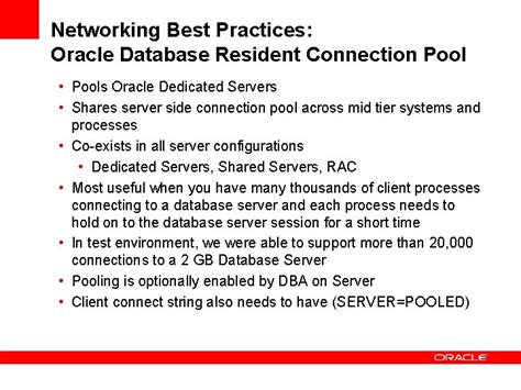 best practices for oracle database performance on windows