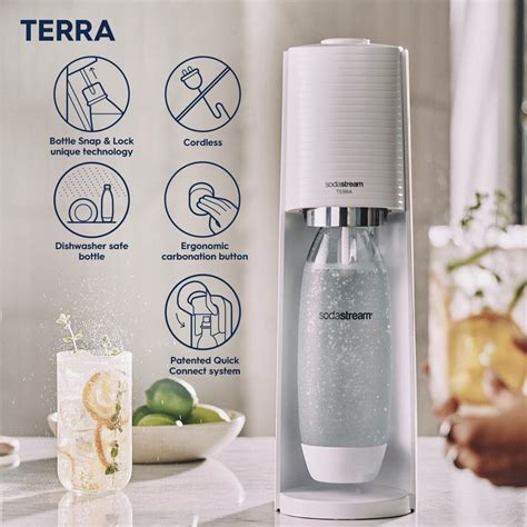Sodastream Terra Quick Connect Sparkling Water Maker Sodastream Uk