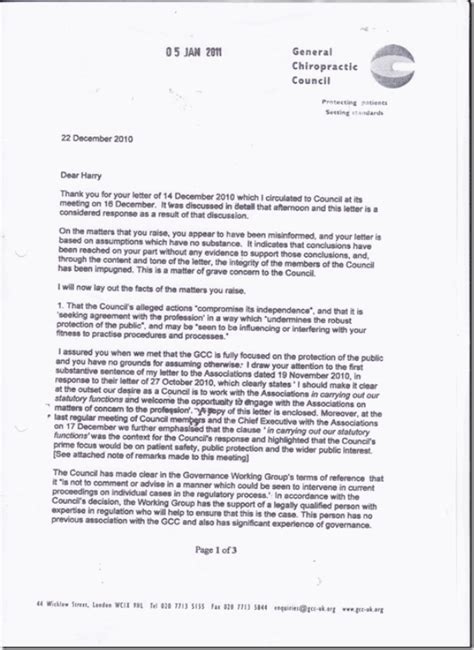 Chre Has Told General Chiropractic Council To Sort This Mess Out Gcc