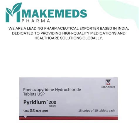 200mg Pyridium Tablets At ₹ 130box In Nashik Id 2852510752488