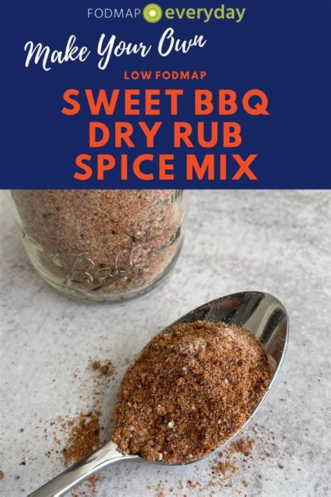 Low Fodmap Sweet Bbq Dry Rub Recipe Bbq Dry Rub Low Fodmap Fodmap