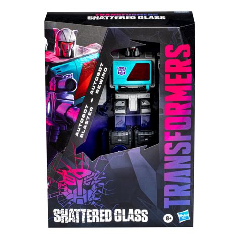 Transformers Shattered Glass Collection Autobot Blaster And Rewind