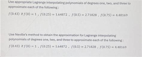 Solved Could You Please Solve These Two Questions Using