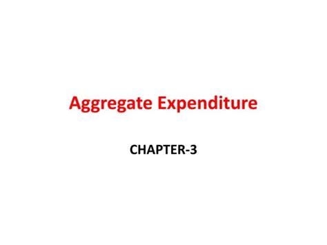 Ppt Aggregate Expenditure And Equilibrium Output Powerpoint