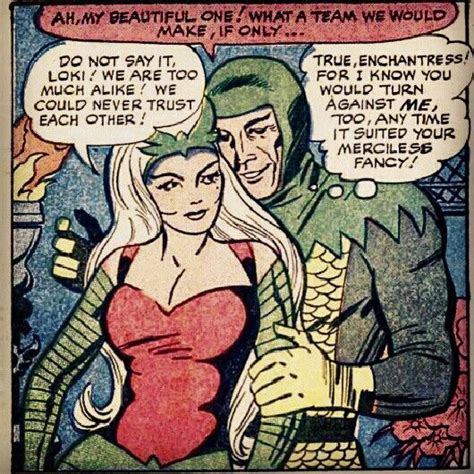 Loki And Amora Cómics Superhéroes Heroe
