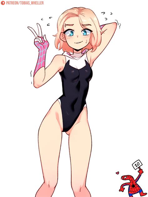 Spider Man Spider Gwen And Gwen Stacy Marvel And 2 More Drawn By