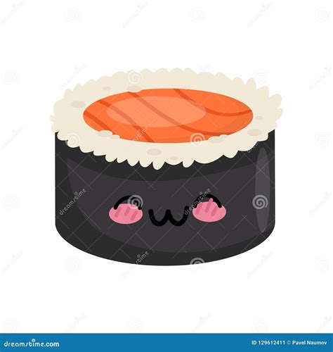 Ejemplo Lindo Del Vector Del Personaje De Dibujos Animados De La Comida