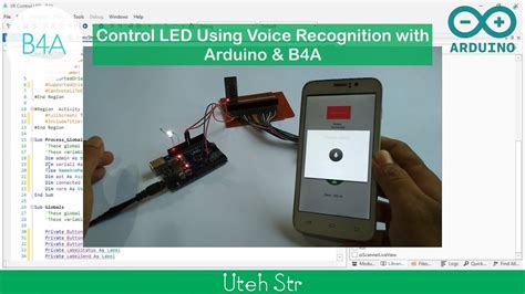 basic4android b4a how to control led using voice recognition with