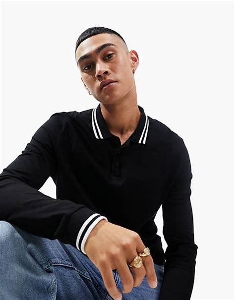 Look Sharp And Stay Comfortable Long Sleeve Polo Outfit For Men