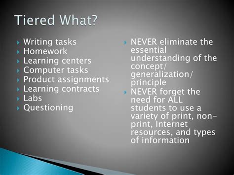 Ppt The Tiered Approach Powerpoint Presentation Free Download Id