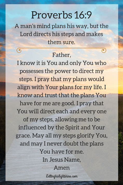 Proverbs 16 9 Artofit