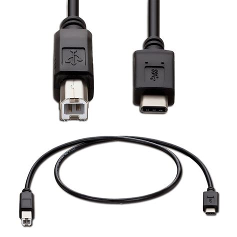 1m Type C Printer Cable Usb C Male To B Male Printer Scanner Cord