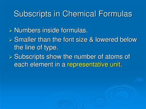 Ppt Chemical Formulas The Basics Powerpoint Presentation Free