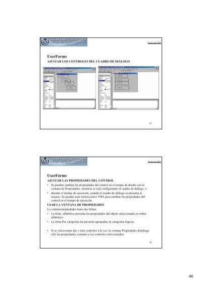 Excel Con Vba Userforms A