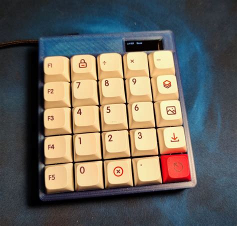 Oled25 5x5 Macropad Numpad With Oled Display By Antoni Małecki